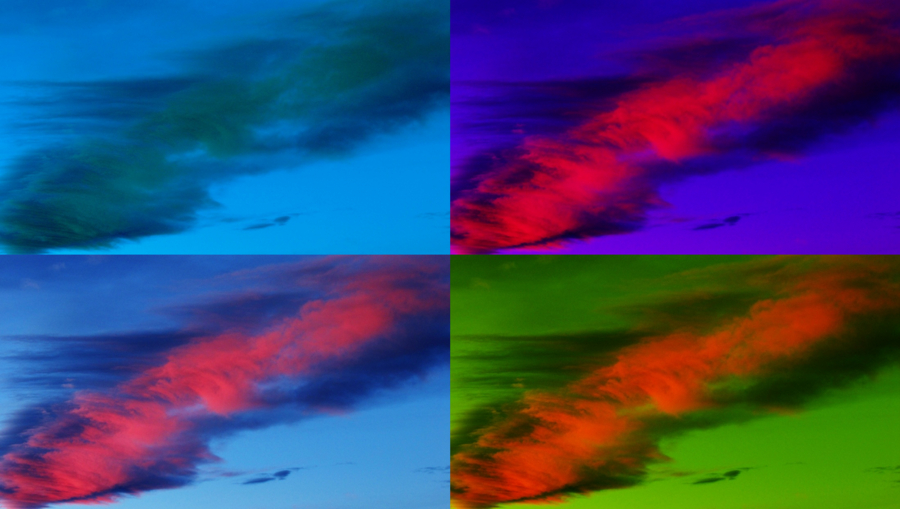 Mountain wave clouds a la Andy Warhol, January 31, 2013 at 1727 MST, Boulder CO. - Flow ...