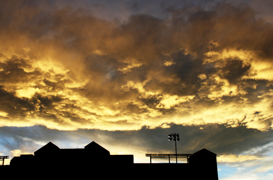 Mountain wave clouds, Boulder CO, March 14, 2013 at 6:34 pm. - Flow ...