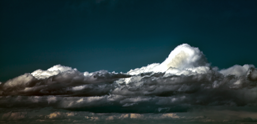 Stratocumulus, April 7 at 5:14 pm, Boulder CO. - Flow Visualization