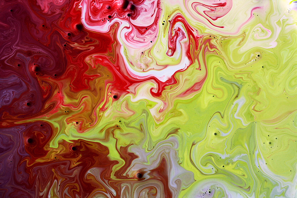 Paint, Milk, and Food Dye Excited at Low Frequencies by Schuyler ...