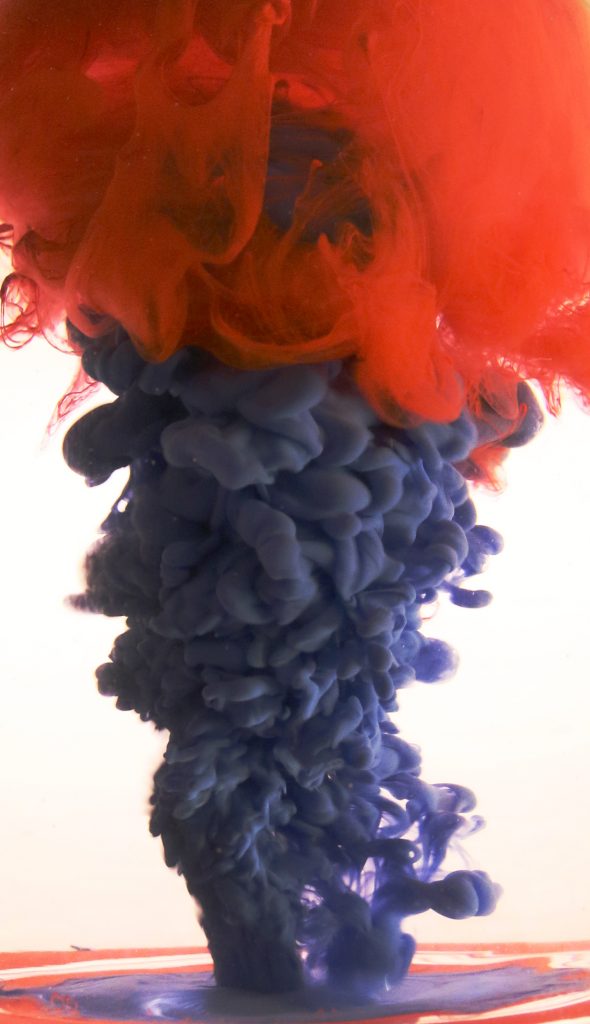 Team Third Image - Paint and Water - Mark Noel - Flow Visualization