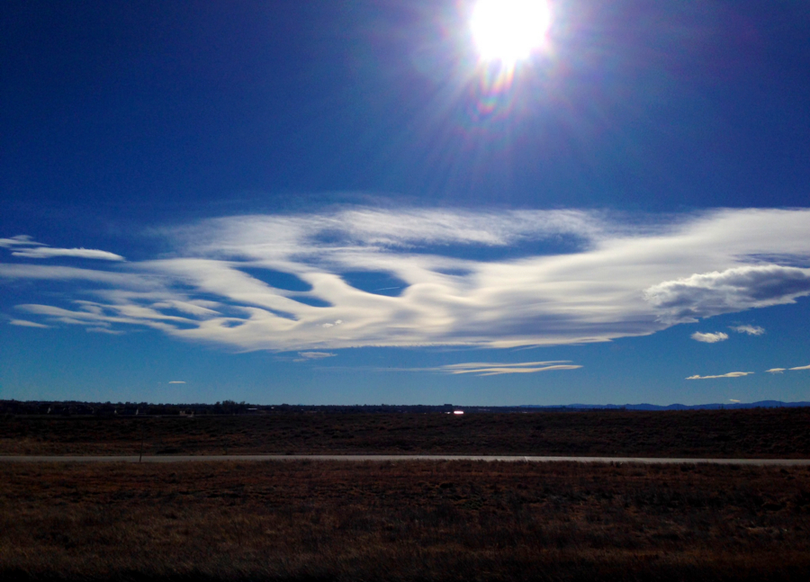 Stratocumulus undulatus in advance of a storm, January 26, 2014 at 1:22 PM - Flow Visualization