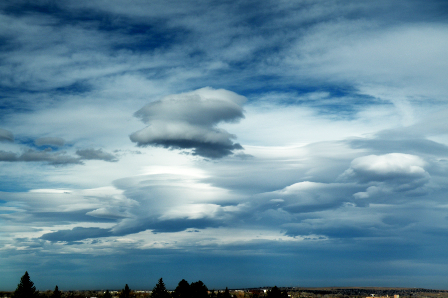Altostratus undulatus duplicatus, 3:45PM on March 17, 2014 in Boulder, Colorado. - Flow ...