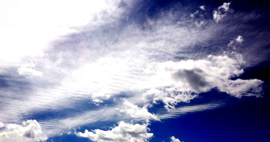 Cumulus below altostratus undulatus Monday, April 7, 2014 at approximately 3:15 p.m.. - Flow ...