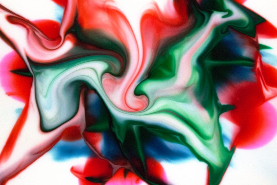 Food dye in milk shows Marangoni driven flow when drops of soap are ...