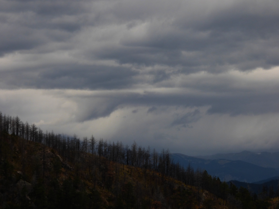 Stratocumulus and nimbostratus, Boulder CO, September 3, 2015 at 3:30pm. - Flow Visualization