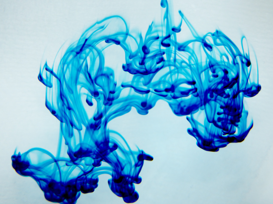 Food dye in water results in the bag/umbrella/chandelier version of the ...