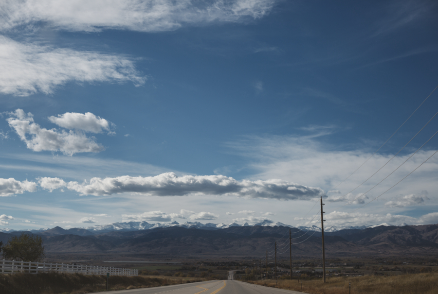 Cirrostratus, altostratus and stratocumulus, 10:30 am on Sunday November 1st 2015, near Laramie ...
