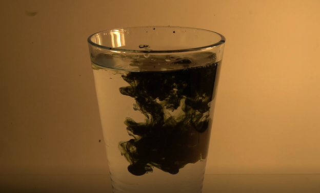 Chlorophyll Drops In Water - Cole Smith IV 1 - Flow Visualization