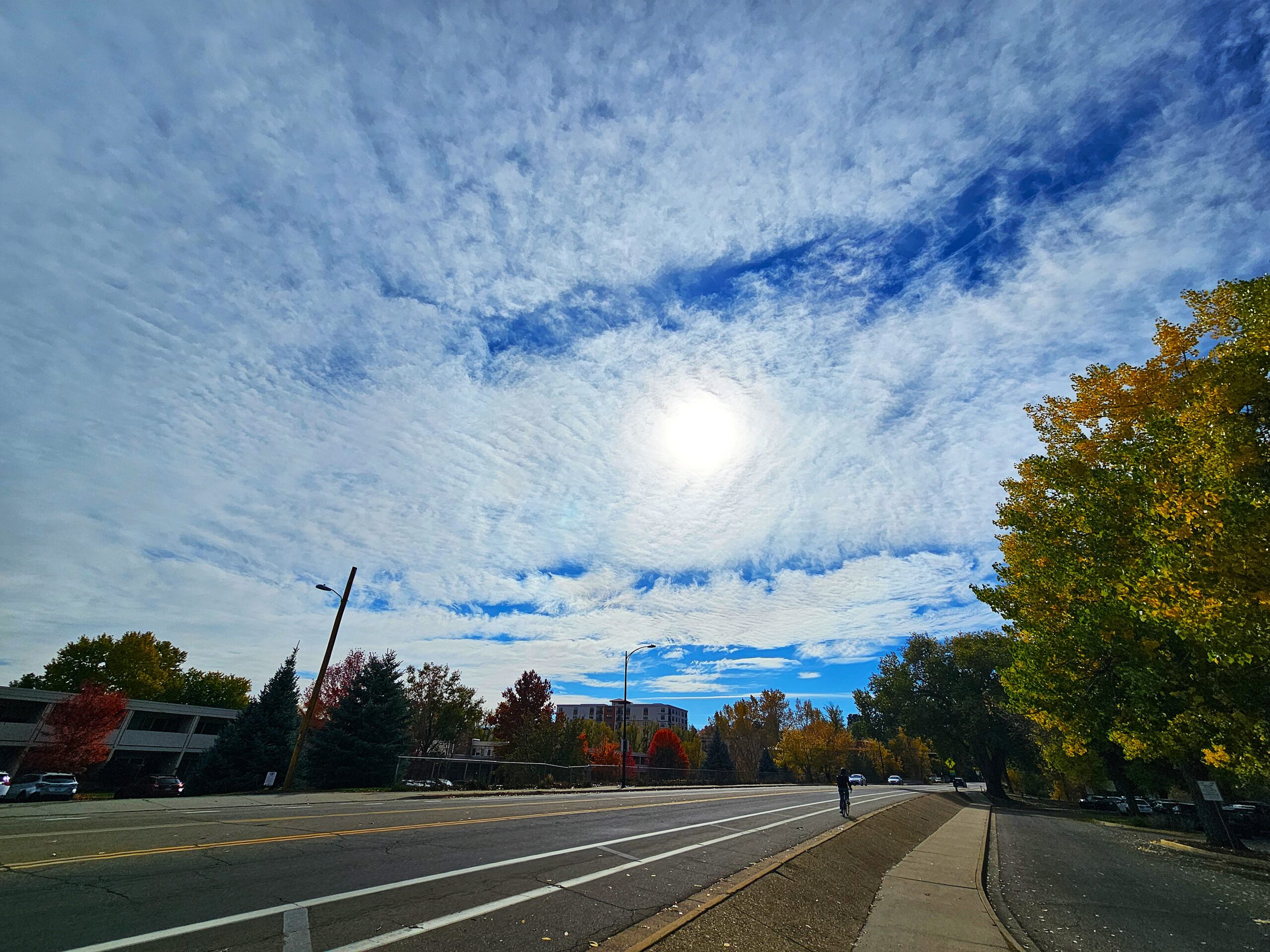 Skyward Canvas Above Boulder Creek - Flow Visualization